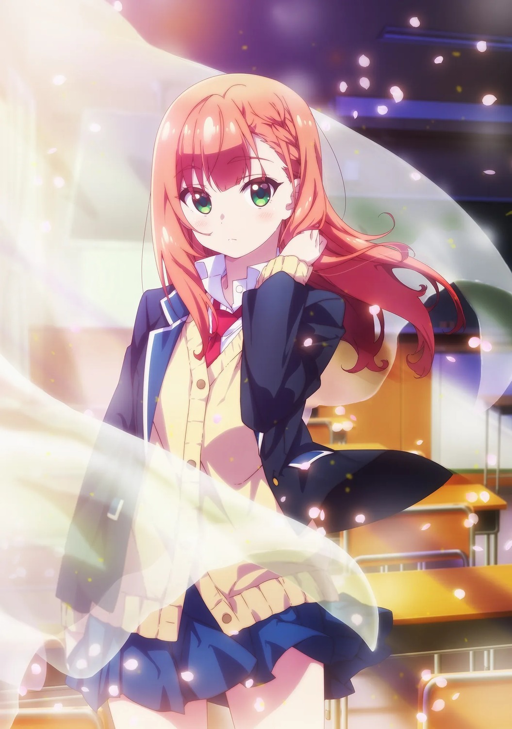 yumemiru danshi wa genjitsushugisha natsukawa aika seifuku sweater tagme | #1038630 | yande.re